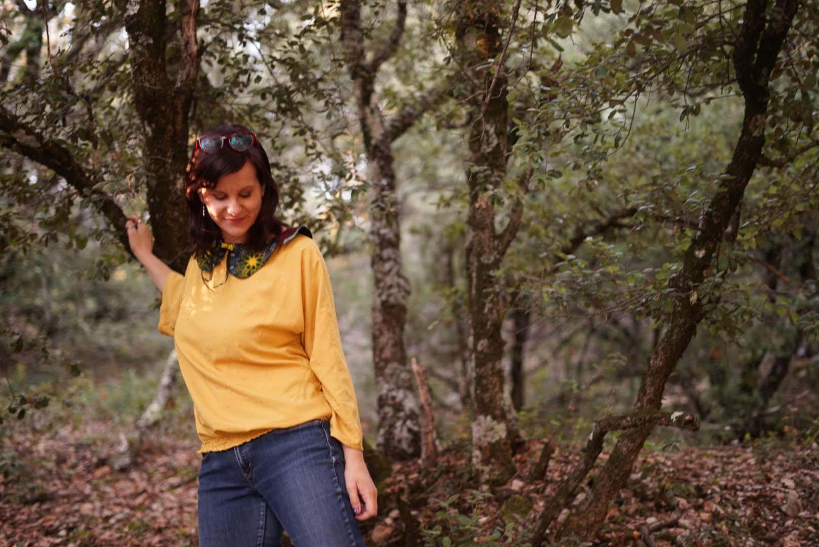 Coudre et bien porter le col Claudine - Jour de Couture